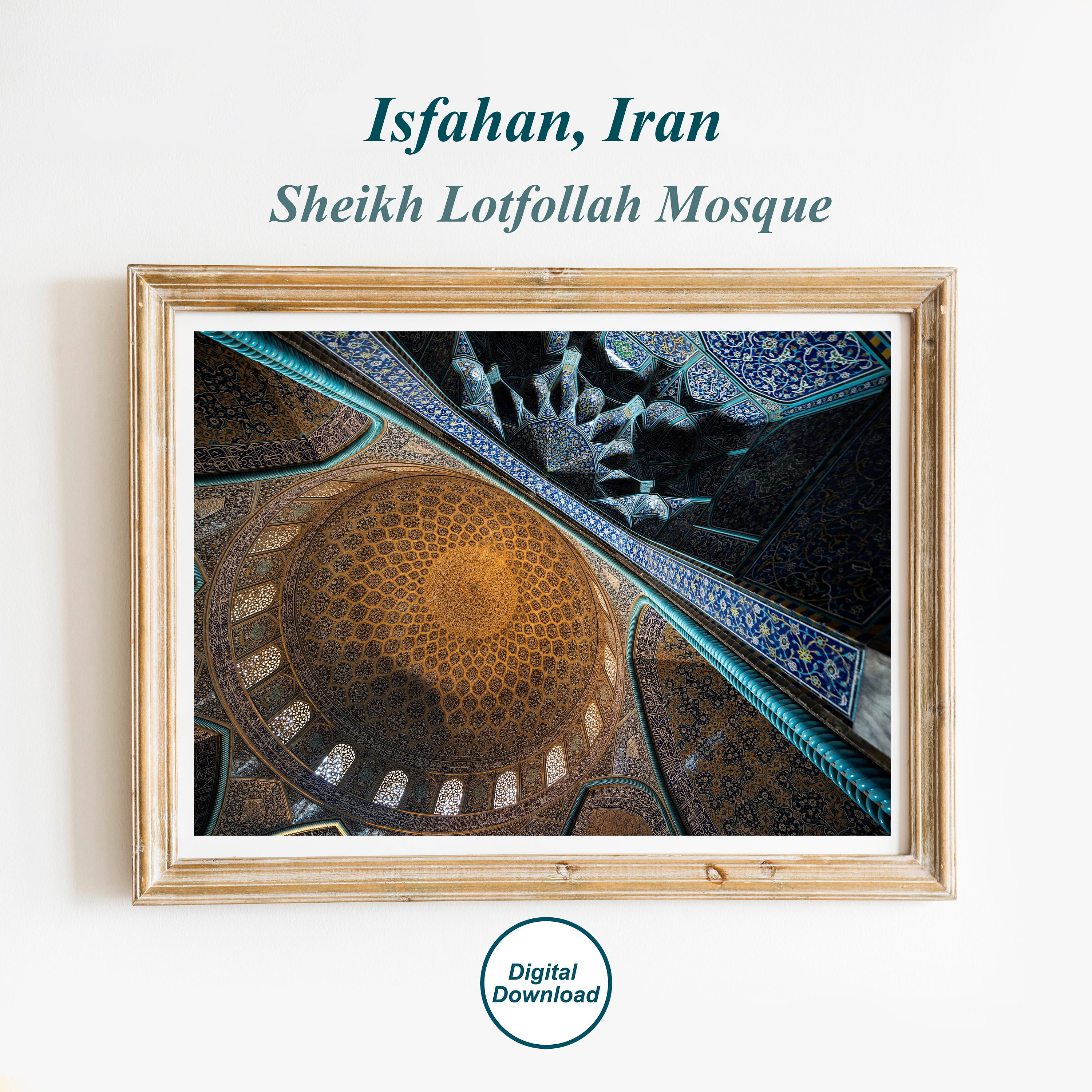 Isfahan Photo, Sheikh Lotfollah Mosque, Persian Art, Iranian ...