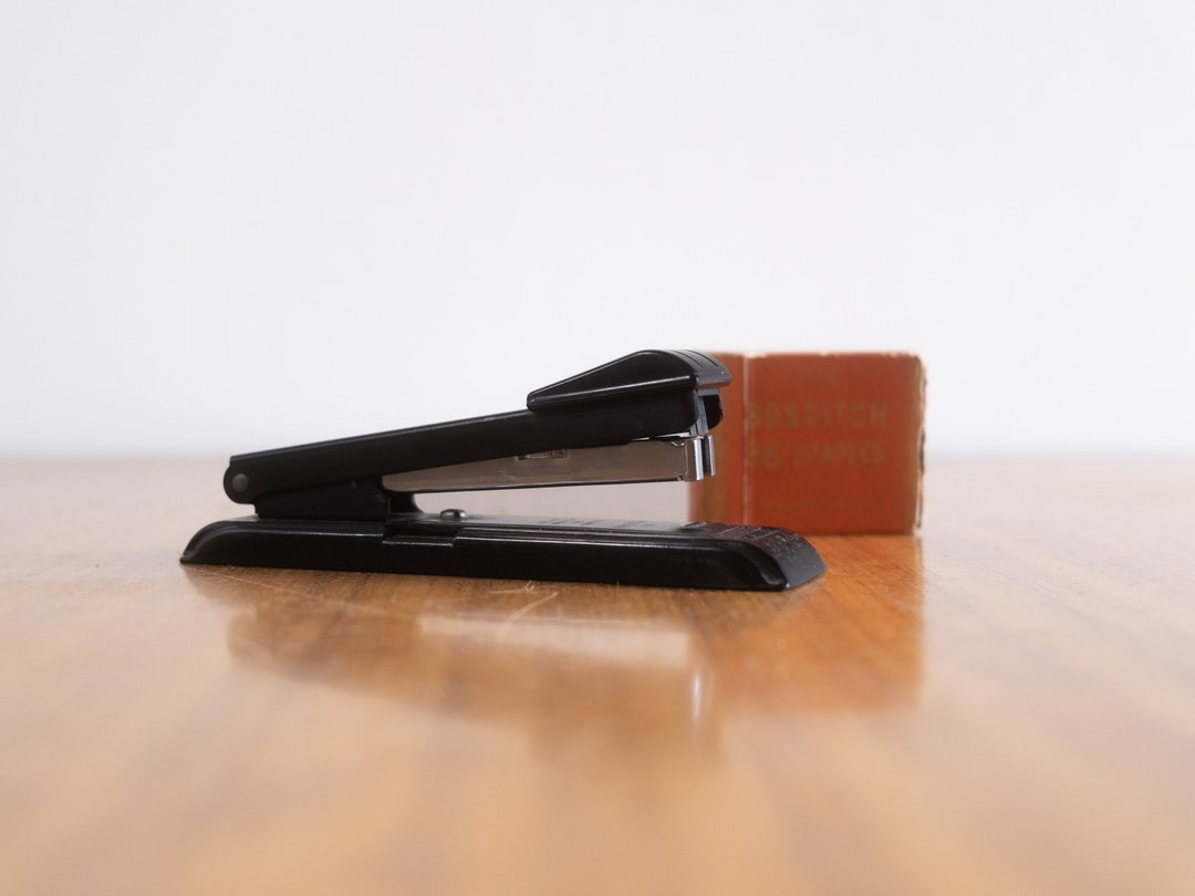 Vintage Bostitch Mini Stapler and B8 Staples, Small Black Stapler - Etsy