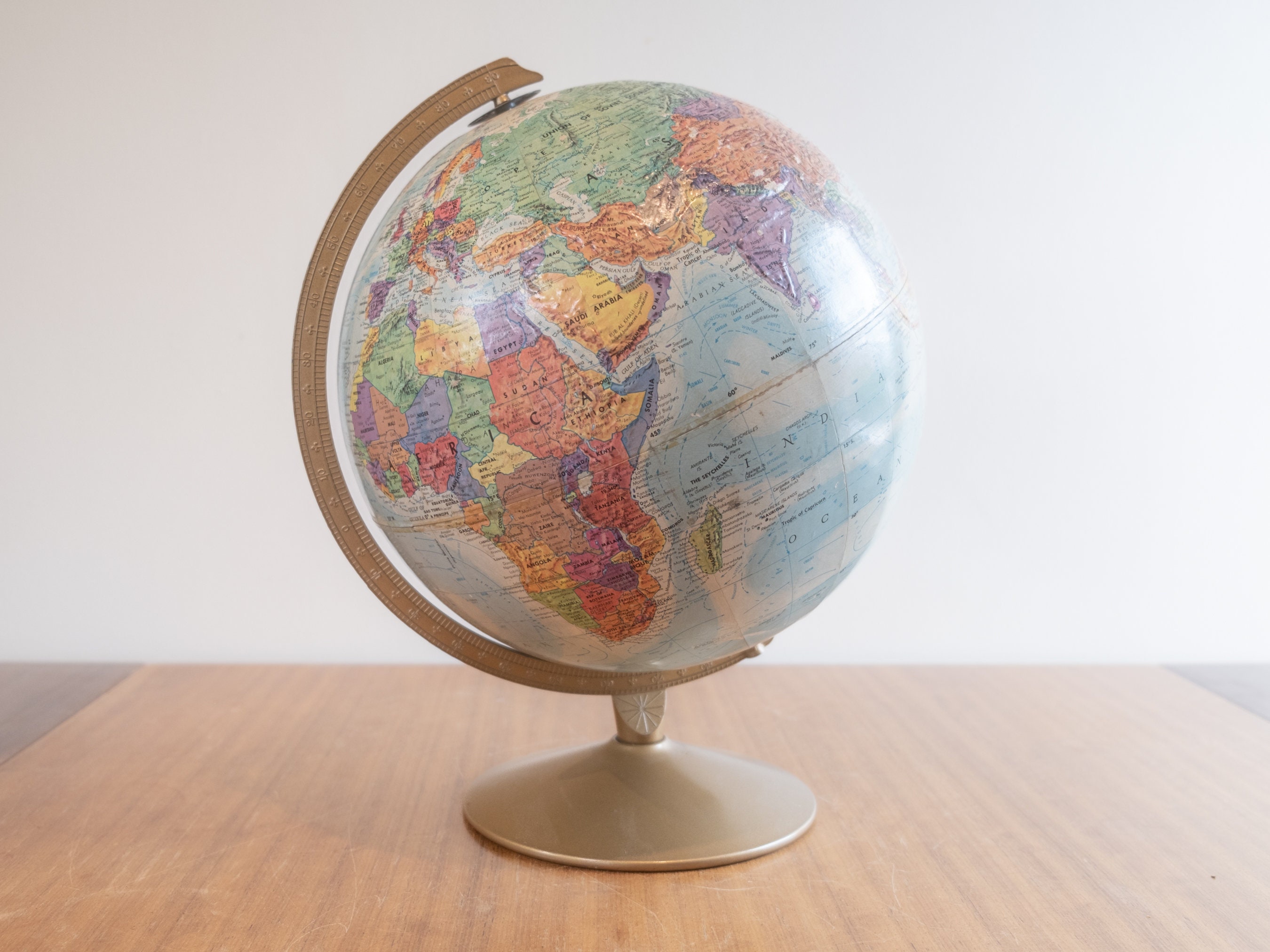 Vintage Replogle 12 Inch Globe - Etsy