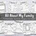 All About Me Page - All About My Family Printable - 9 Printable ...