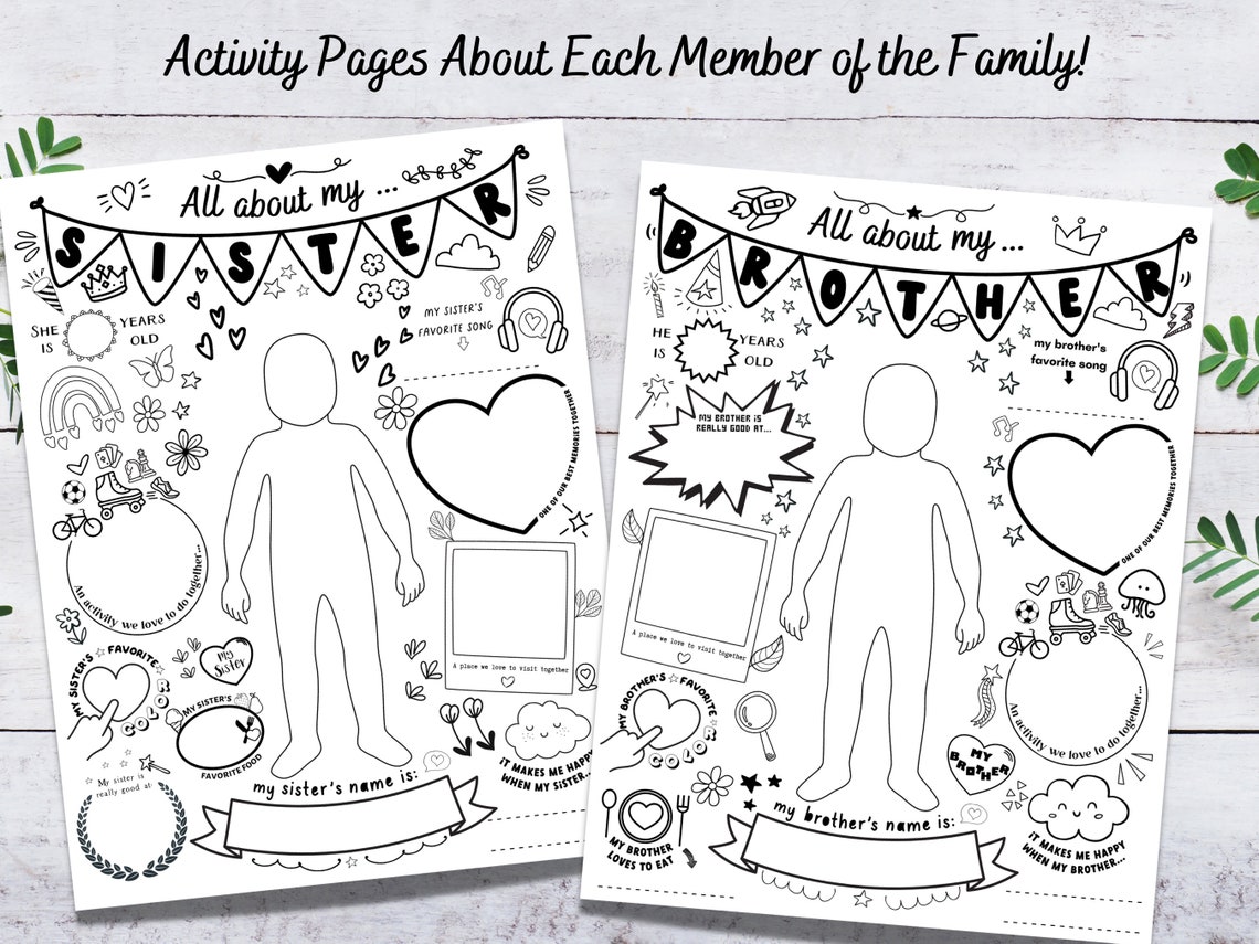 All About Me Page - All About My Family Printable - 9 Printable ...