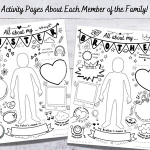 All About Me Page - All About My Family Printable - 9 Printable ...