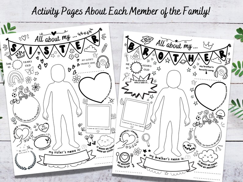 All About Me Page - All About My Family Printable - 9 Printable ...