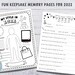Year in Review Activity Pages Printable End of Year Page for - Etsy Canada