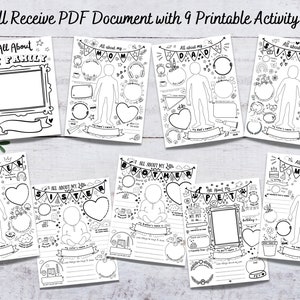 All About Me Page - All About My Family Printable - 9 Printable ...