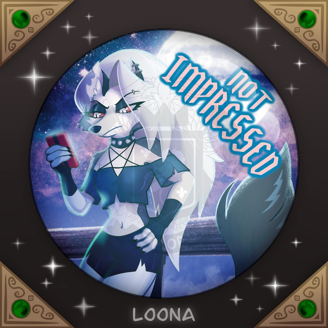 Helluva Boss: Loona, Stolas, Octavia, Paimon BIG BADGES / MAGNETS - Etsy