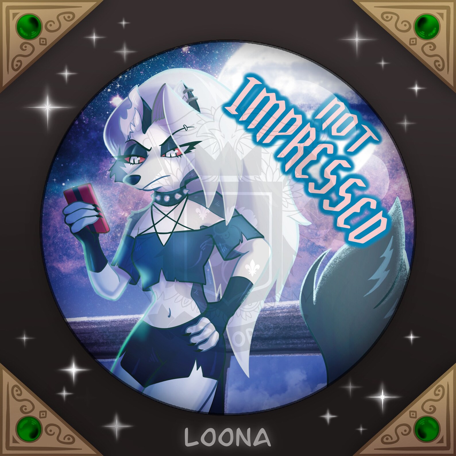 Helluva Boss: Loona, Stolas, Octavia, Paimon - BIG BADGES / MAGNETS - Etsy