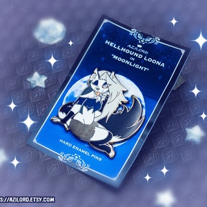 LOONA "moonlight" Hard Enamel Pin - Helluva Boss, Fantasy Pin ...