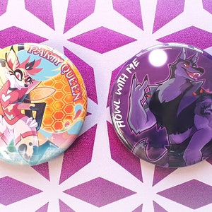 Beelzebub, Vortex - BIG BADGES / MAGNETS - Helluva Boss - Etsy