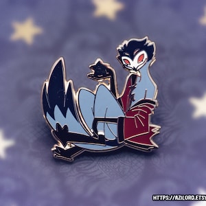 STOLAS "star Wish" Hard Enamel Pin - Helluva Boss, Fantasy, Gold Pin ...