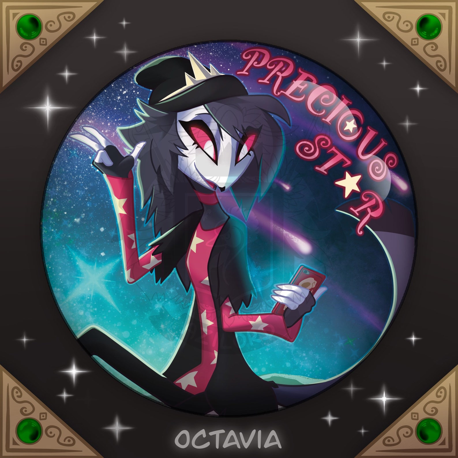 Helluva Boss: Loona, Stolas, Octavia, Paimon - BIG BADGES / MAGNETS - Etsy