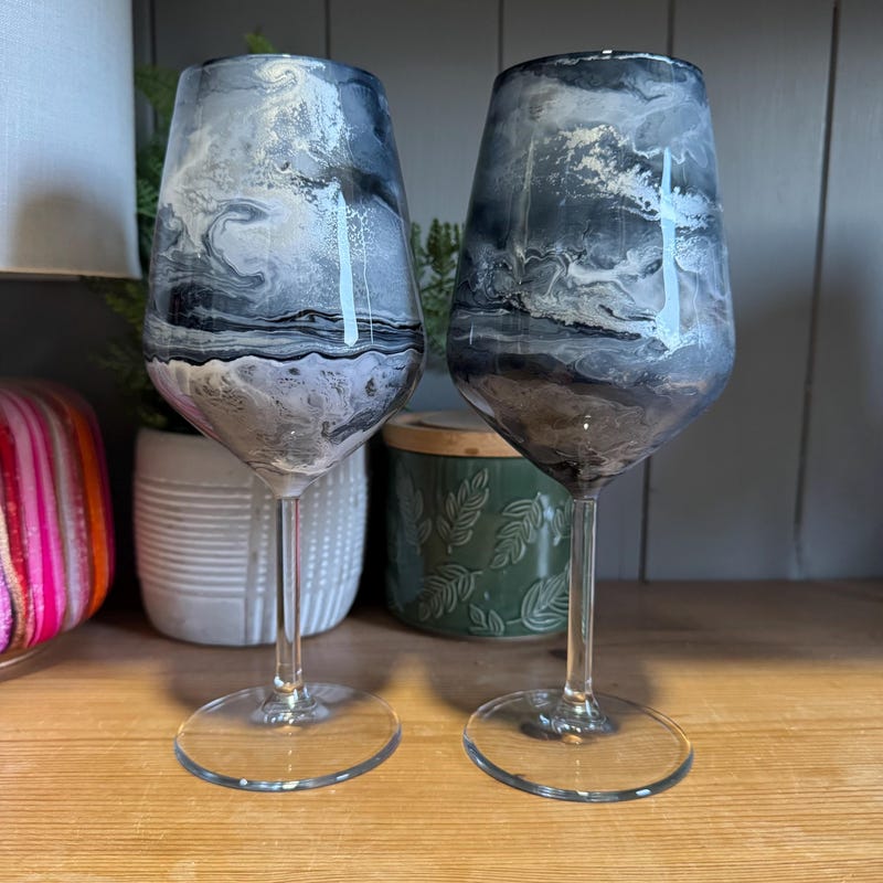 Gothic Wine Glasses - Etsy
