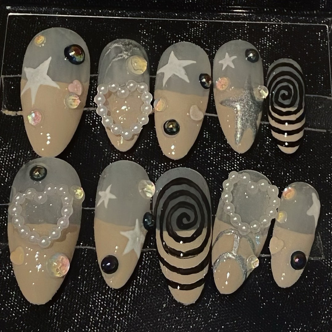 Super Star Press on Nails - Etsy