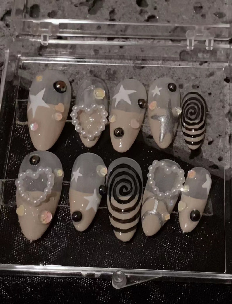 Super Star Press on Nails - Etsy