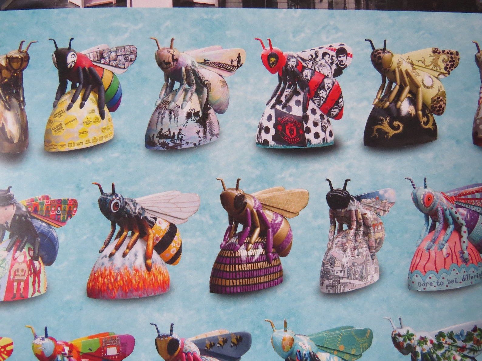Manchester Bees Art Print: Bee in the City 2018 - Etsy UK