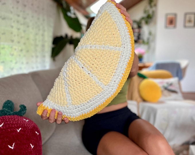 Giant Lemon Plush, Oversized Lime Pillow, Plush Fruit, Lemon Pillow ...