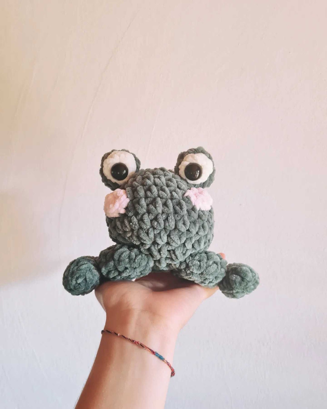 Fred the Frog | Crocheted Plushie | Amigurumi | Crocheted Frog ...