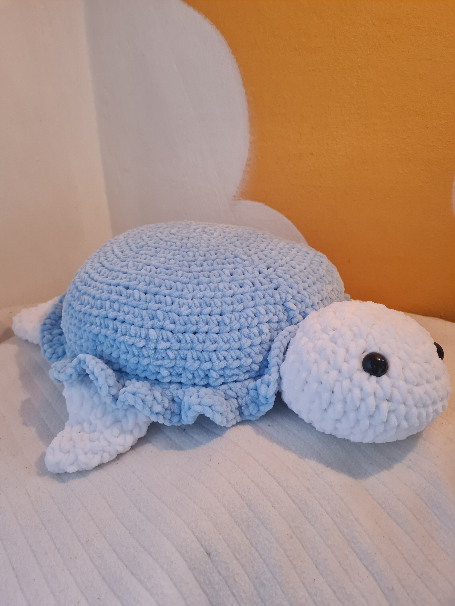 Flippy the Giant Turtle | Crocheted Plushie | Giant Crocheted Turtle ...