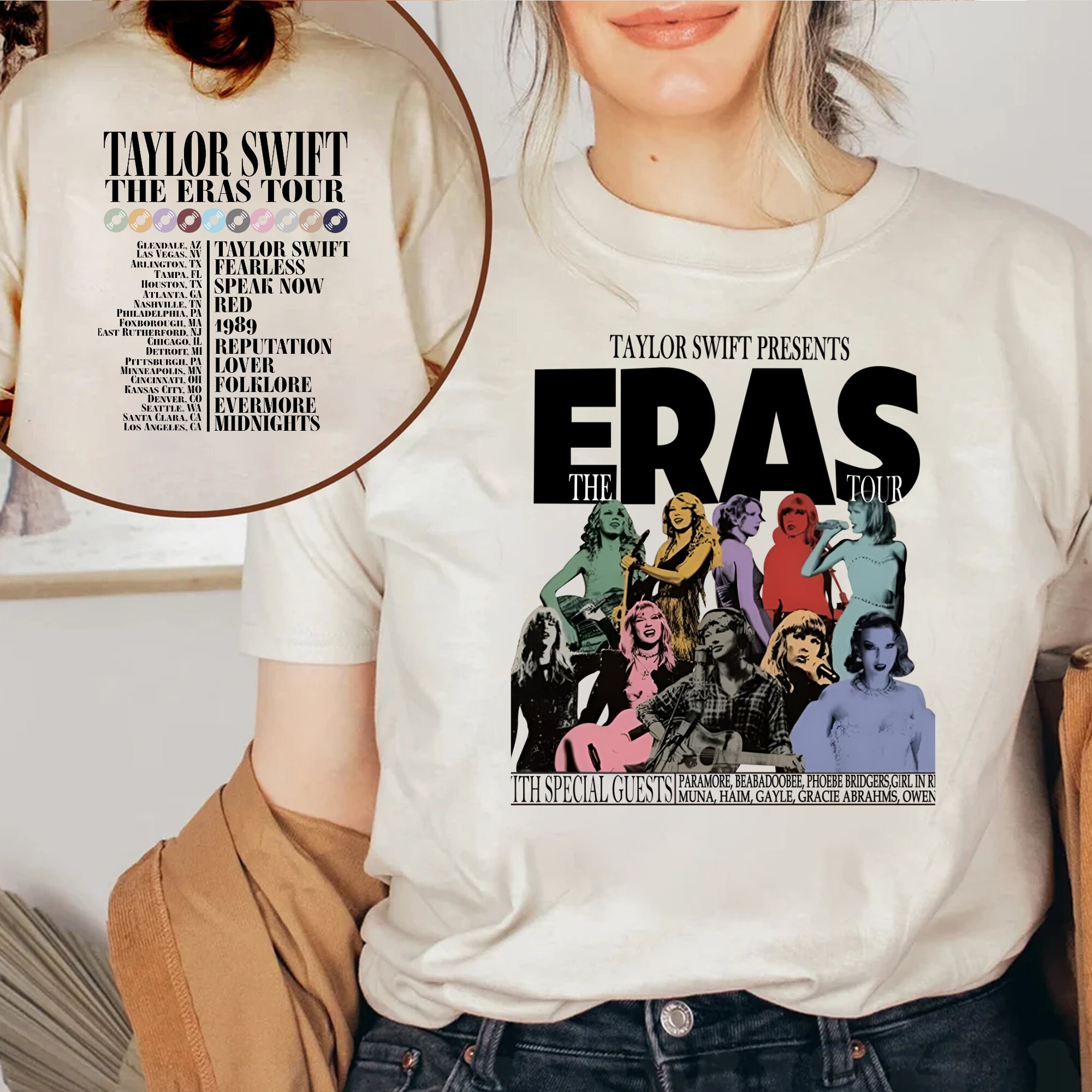 Eras Tour Shirt, Taylor Front Shirt, Shirt, Eras Tour Outfit, Midnights ...