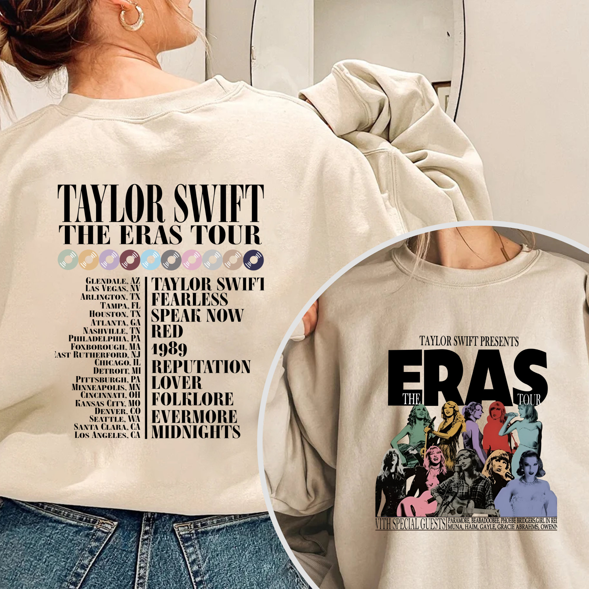 Eras Tour Shirt, Taylor Front Shirt, Shirt, Eras Tour Outfit, Midnights ...