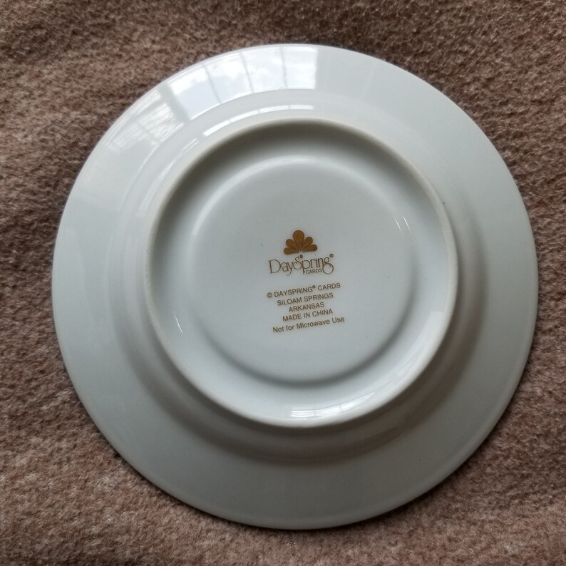 Floral China Classic 4 Pieces Set Teacup and Saucer With Biblical ...