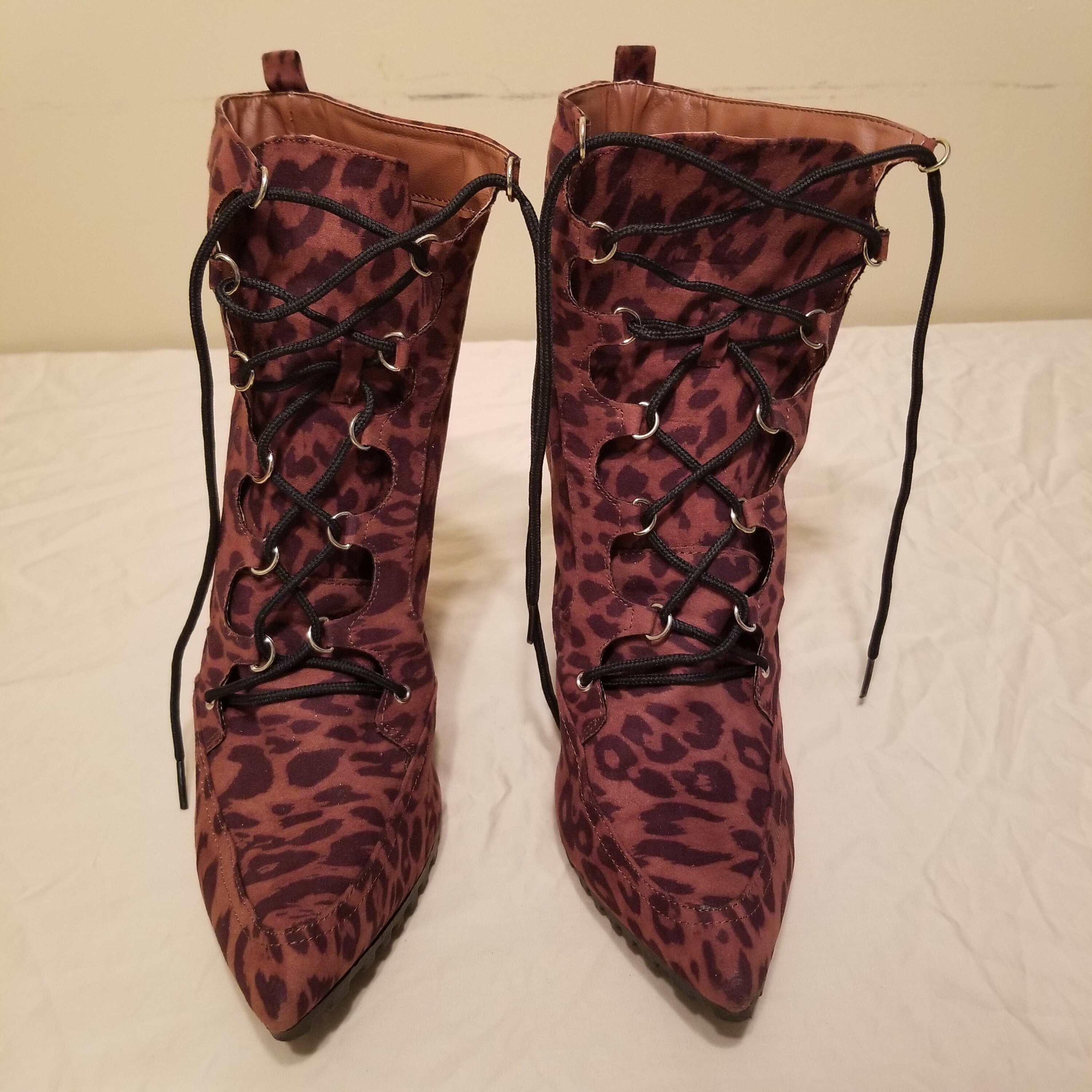 Holland Park Cheetah Print Ankle Booties - Etsy