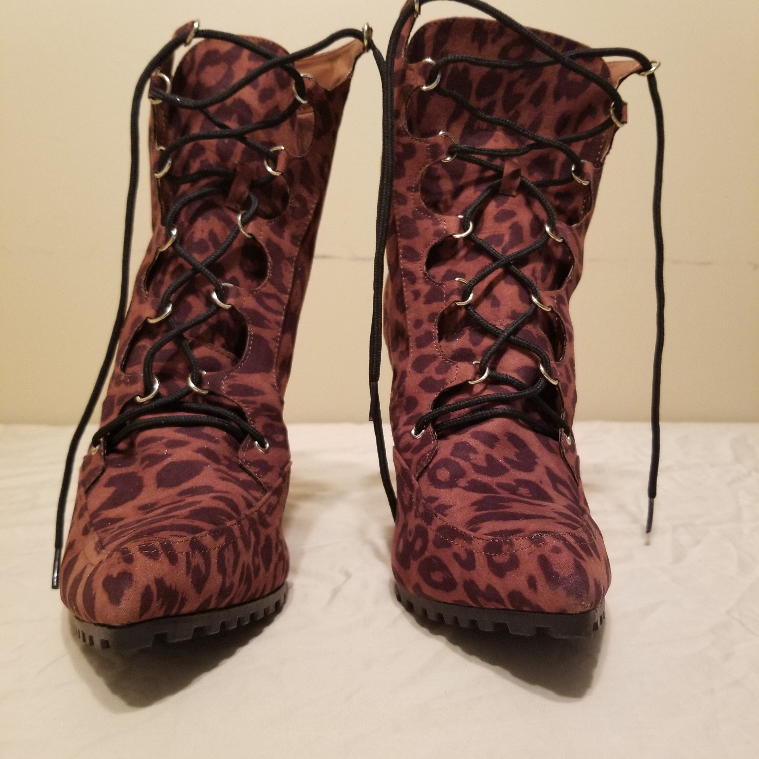 Holland Park Cheetah Print Ankle Booties - Etsy