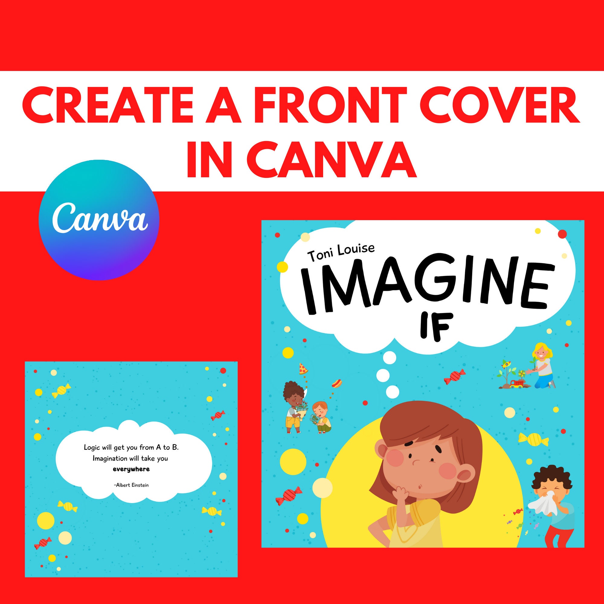 Book Cover Design Using CANVA | Canva Book Cover | Use Canva Pro to ...