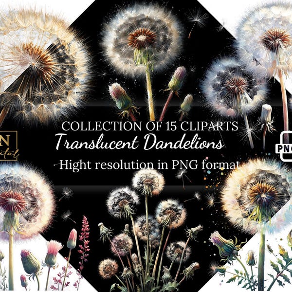 Dandelion Stickers - Etsy