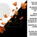 48 Flying Fall Leaves Overlays/clipart Collection • Autumn Leaves Clip ...