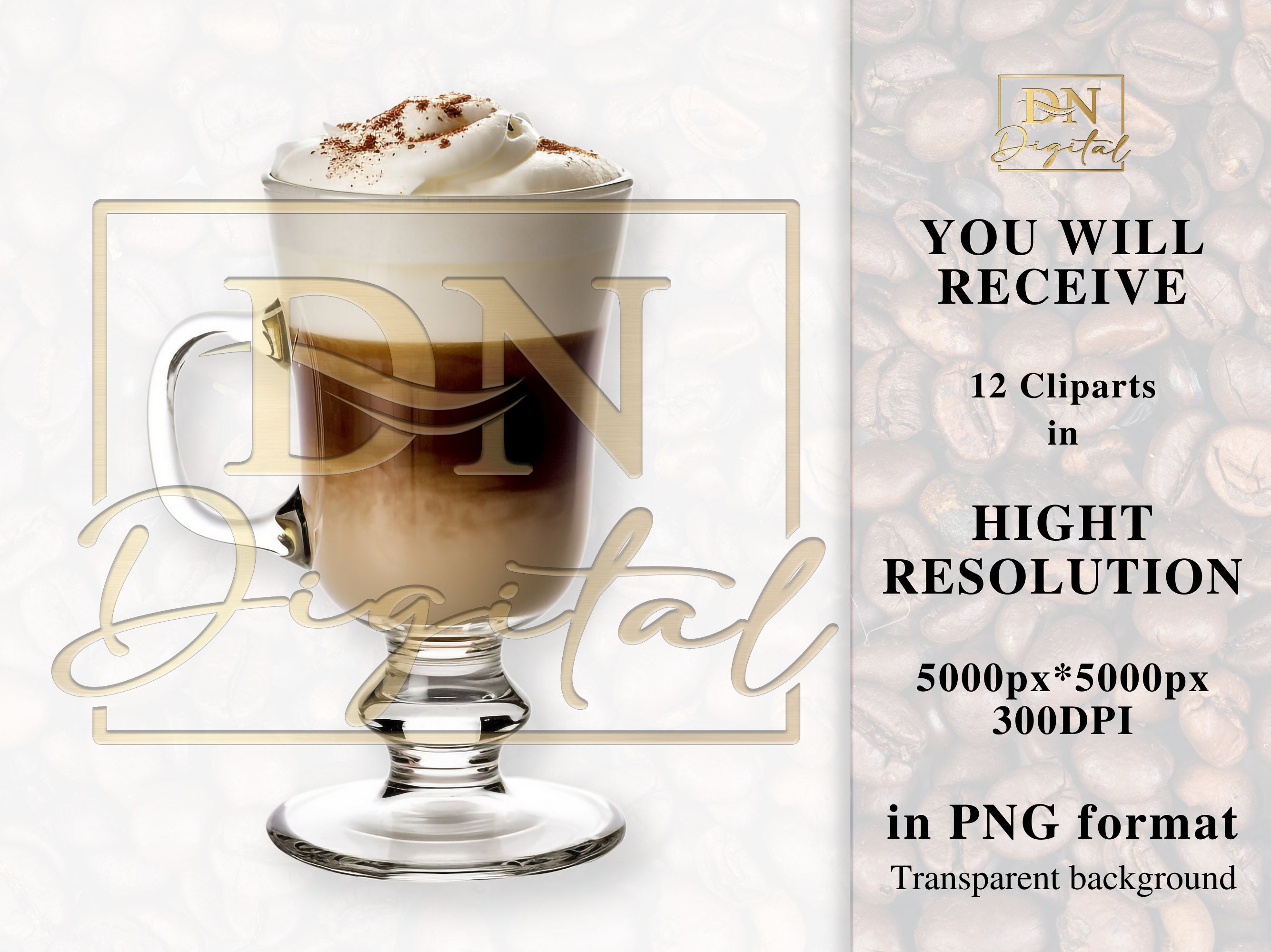 Speciality Coffee Clipart Collection With Free Commercial - Etsy