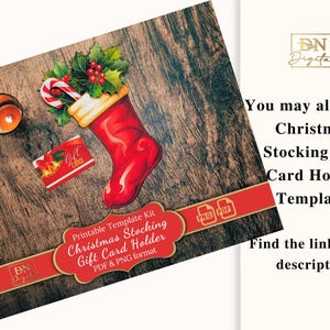 Christmas Gnome Gift Card Holder Template • Handmade Christmas Card ...