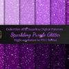 Ombre Glitter Pink & Purple Digital Papers, Scrapbook Papers Glitter ...