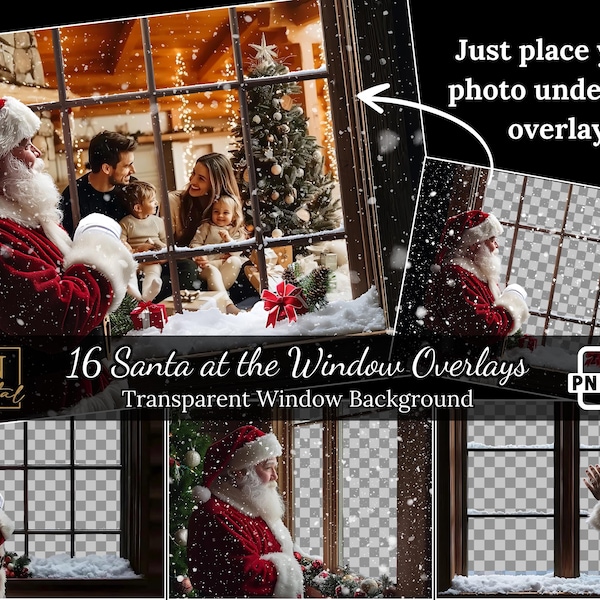 Santa Photo Collection - Etsy