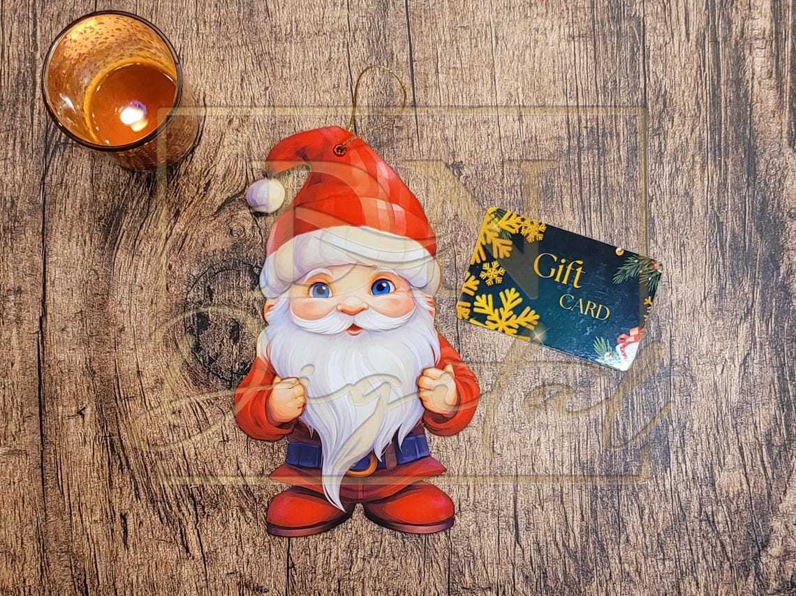 Christmas Gnome Gift Card Holder Template • Handmade Christmas Card ...