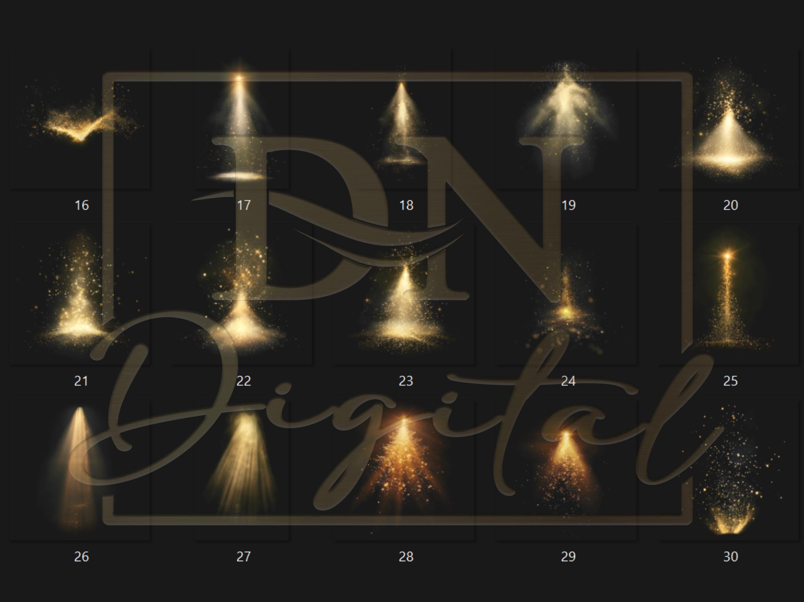 45 Magical Light Overlays Transparent Background Gold Light Clipart ...