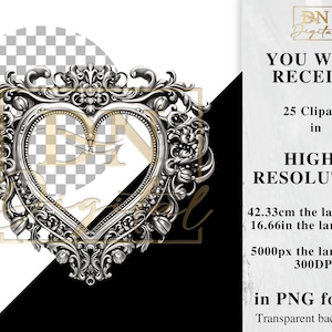 Antique Silver Frames Clipart Collection With Free Commercial License ...