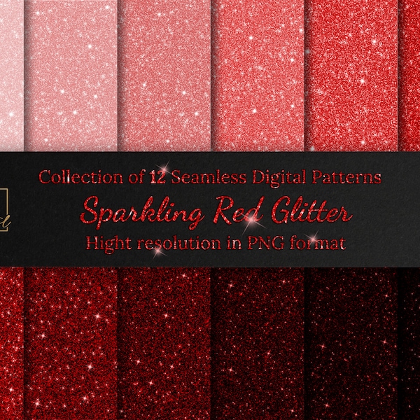 Glitter Digital Paper - Etsy