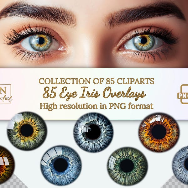 Iris Template Overlay - Etsy UK