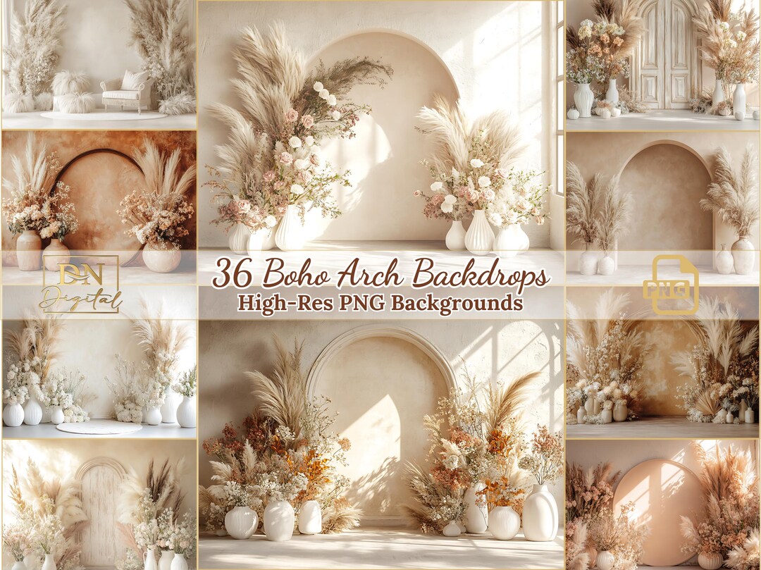 36 fondos de arco boho • Fondos boho PNG de alta resolución ...
