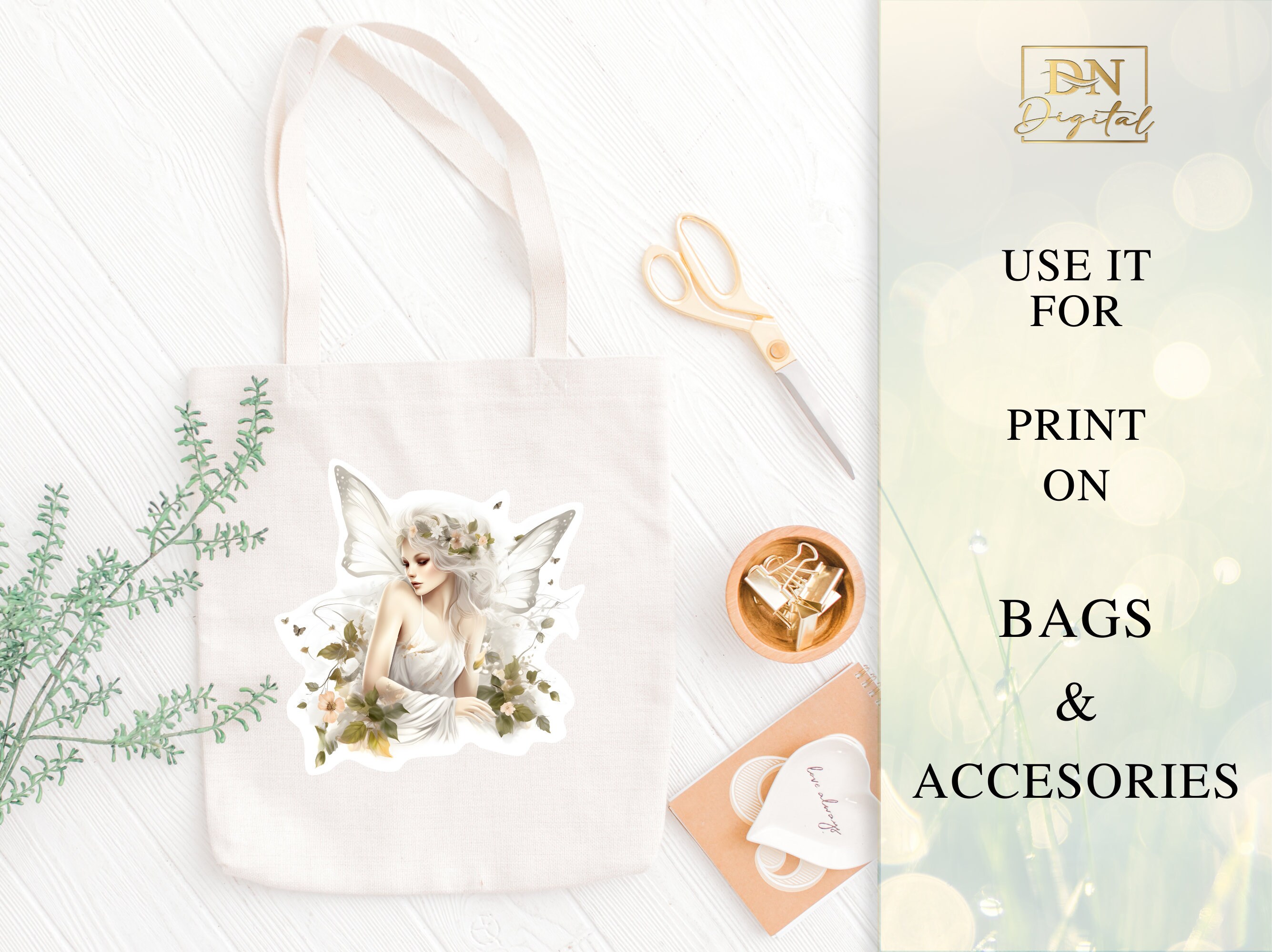 Hight Resolution White Fairy Clipart Beautiful Mystical - Etsy