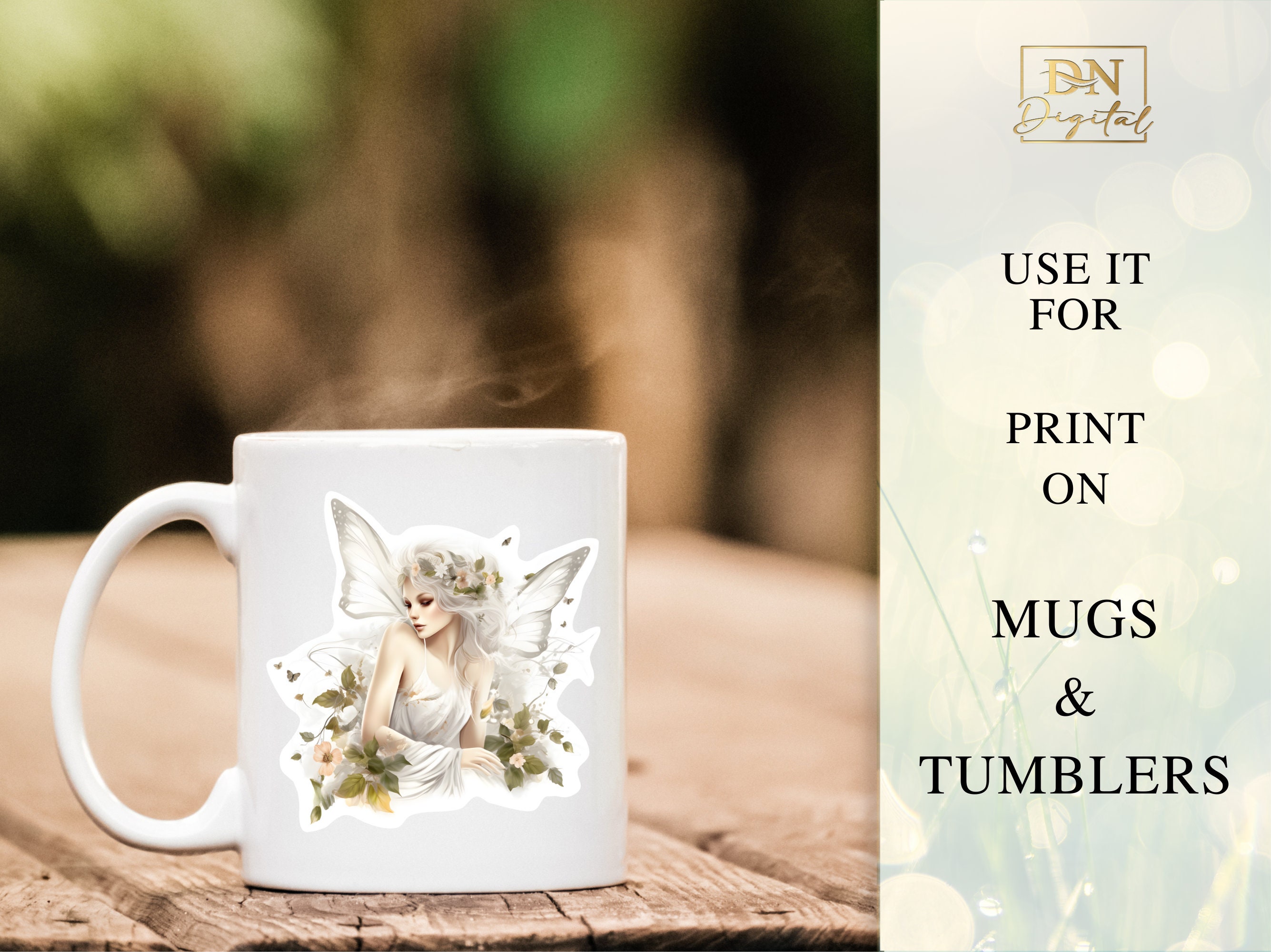 Hight Resolution White Fairy Clipart Beautiful Mystical - Etsy