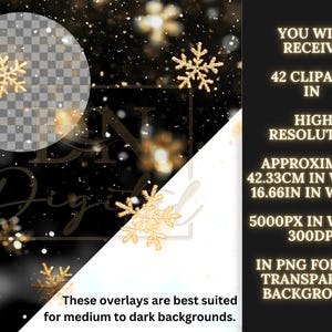 42 Christmas Bokeh Overlays With Transparent Background • Winter ...