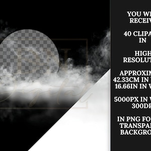 40 Fog and Mist Overlays Clipart Collection • High-resolution ...