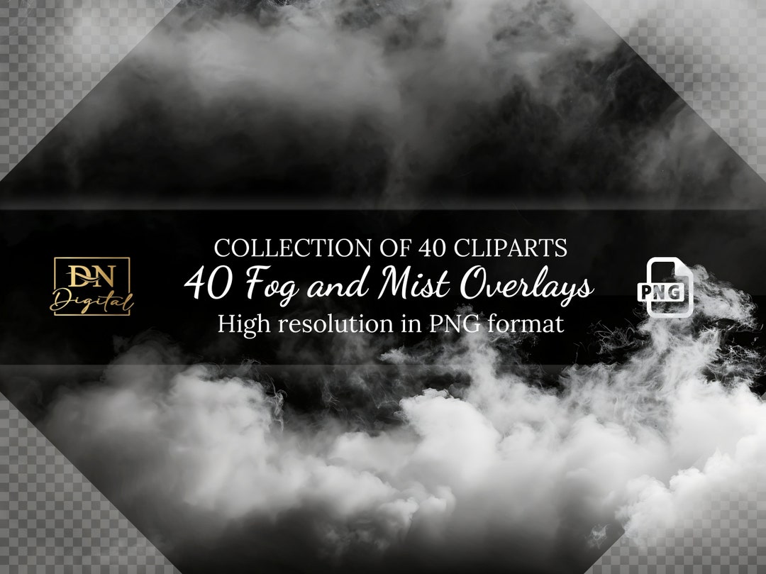 40 Fog and Mist Overlays Clipart Collection High-resolution Transparent ...