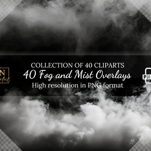 40 Fog and Mist Overlays Clipart Collection High-resolution Transparent ...