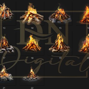22 Camp Fire Clipart Collection Vibrant Fire Flames for Intense and ...