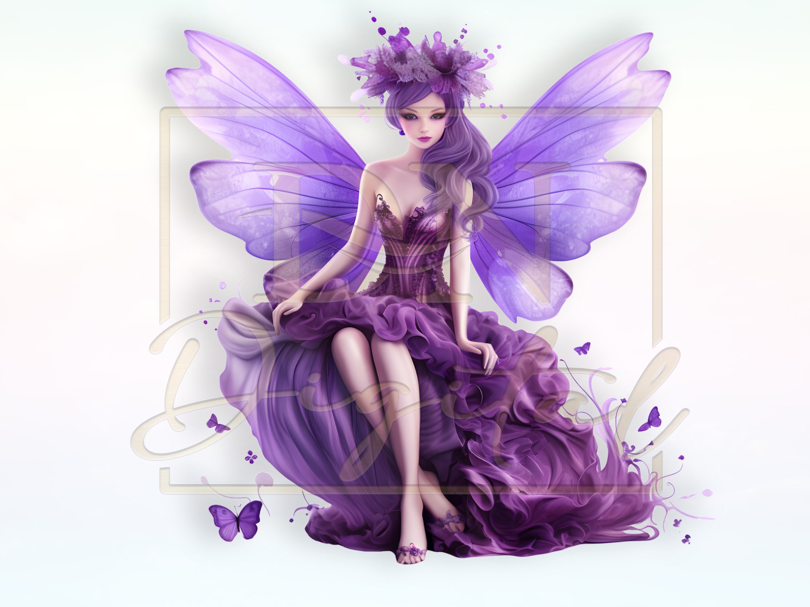 Beautiful Fairies Clipart Collection Mystical Fairies - Etsy