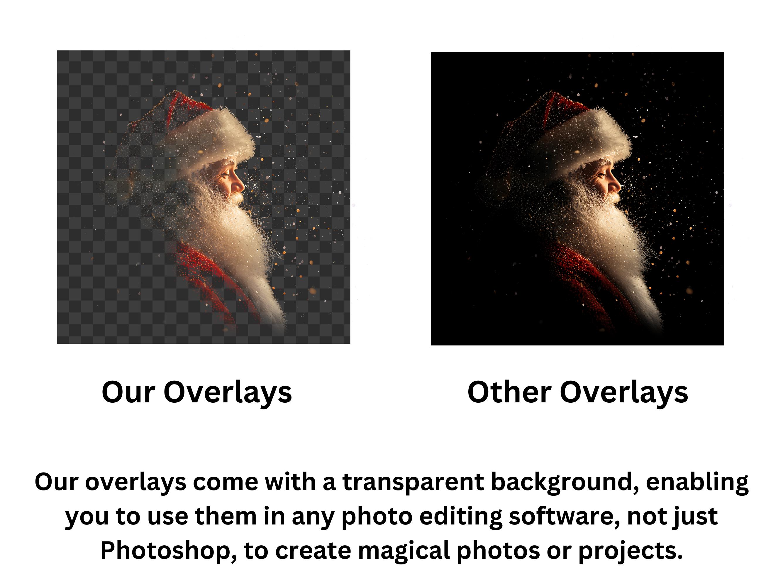 60 Magical Christmas Overlays Sparkling Light Clipart Christmas Gold ...