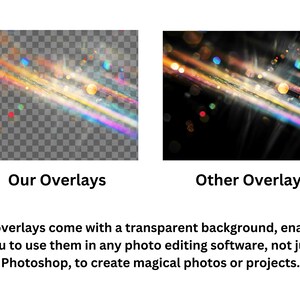 70 Prismatic Light Overlays • Dreamy Rainbow Light Effects Clipart ...